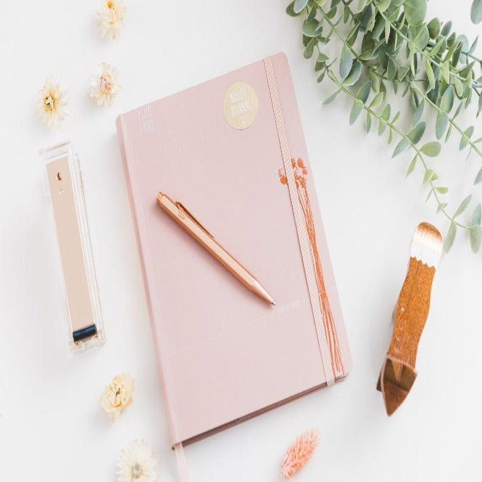 Cahier de notes - Jardin Rose - Produit éco-responsable